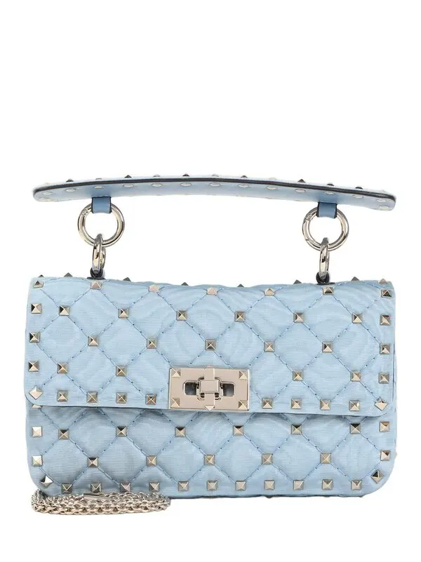 Valentino Garavani Mini Shoulder Handbag With Studs - Blue
