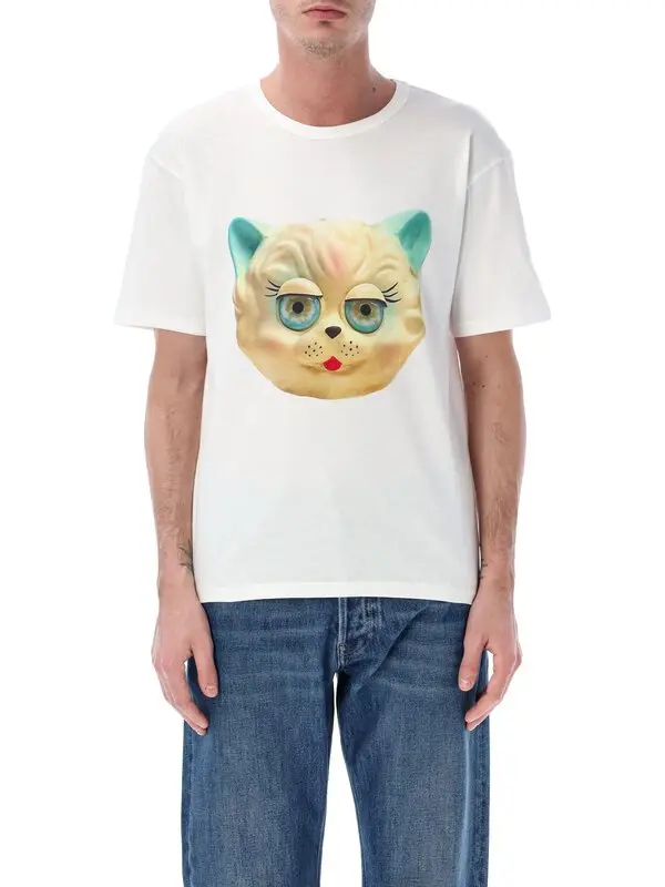 Valentino Garavani Graphic Cotton Crewneck T-shirt - Ivory