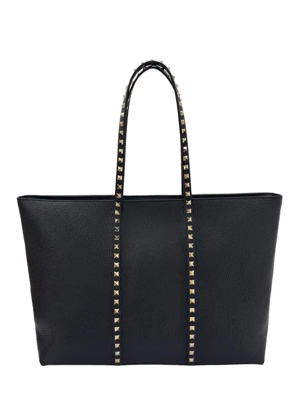 Valentino Garavani Rockstud Mini Tote Handbag - Black