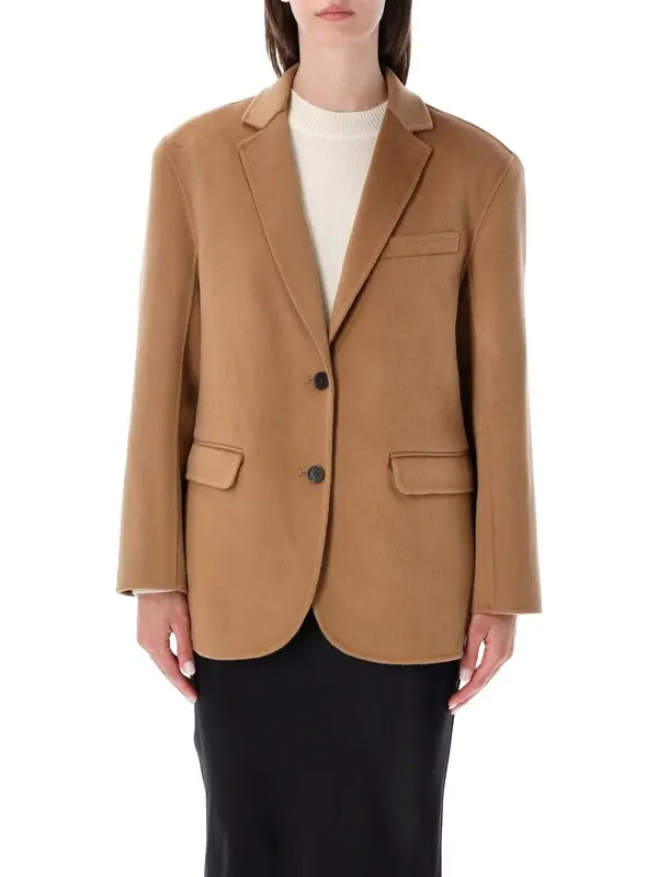 ANINE BING Oversized Tailored Blazer - Marrone
