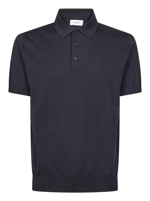 PAOLO PECORA Polo Sweater Ss26 Edition - Nero