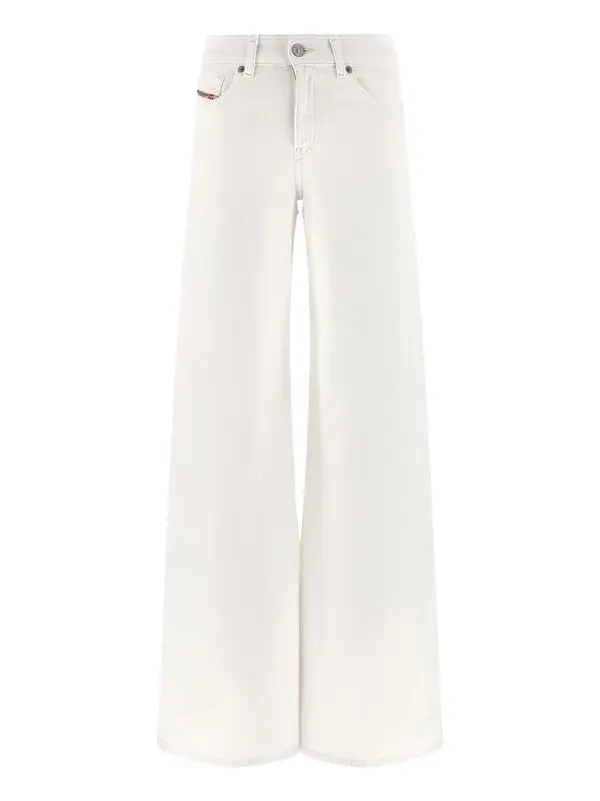 DIESEL® Wide Leg Stretch Jeans - Bianco