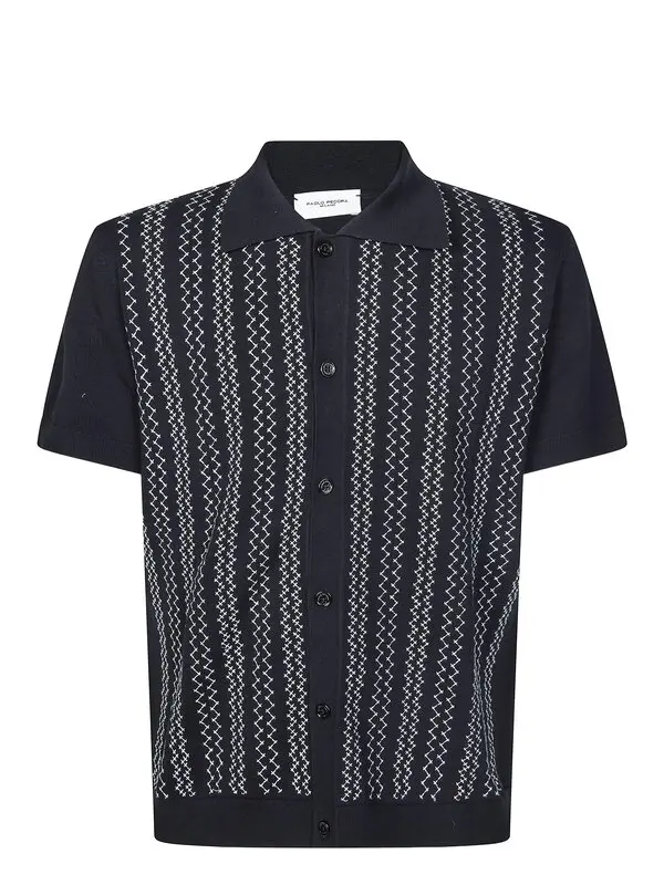 PAOLO PECORA Knit Cardigan - Nero