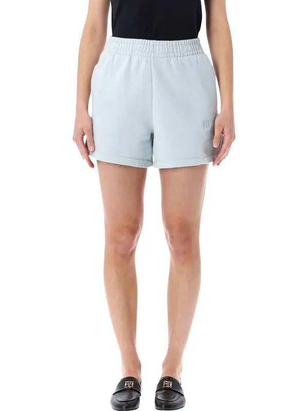 ANINE BING Refined Comfort Mini Sweat Shorts - Blue
