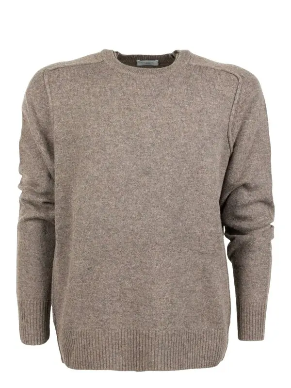 PAOLO PECORA MILANO Virgin Wool Crewneck Sweater - Multicolour