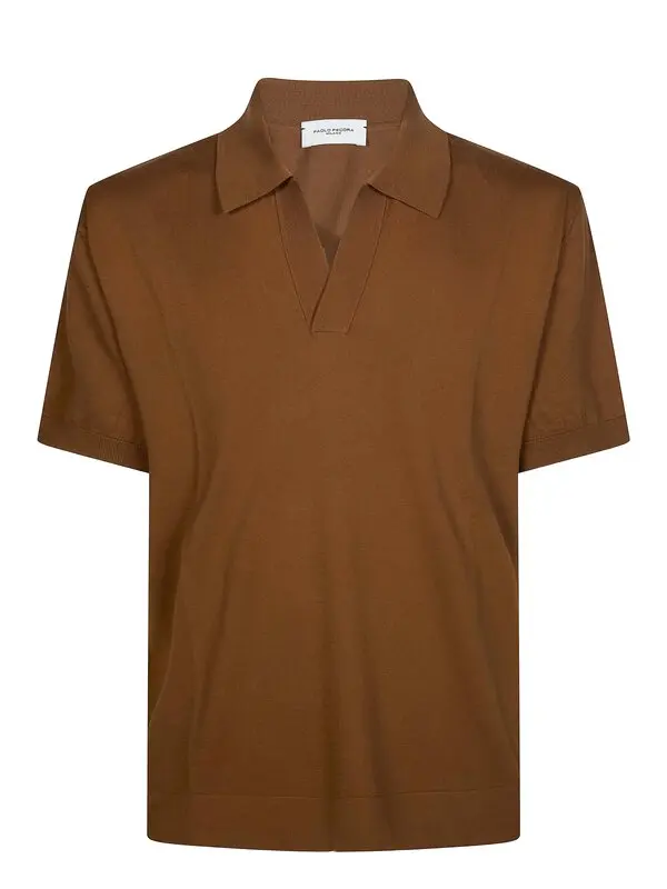 PAOLO PECORA Polo Sweater For Ss26 - Nero
