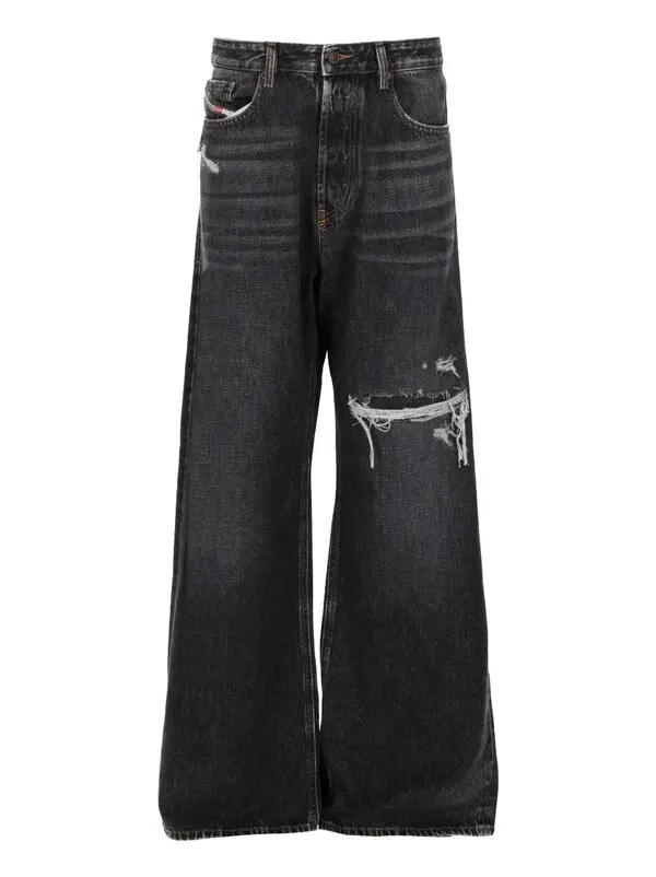 DIESEL® High-rise Wide-leg Jeans - Denim