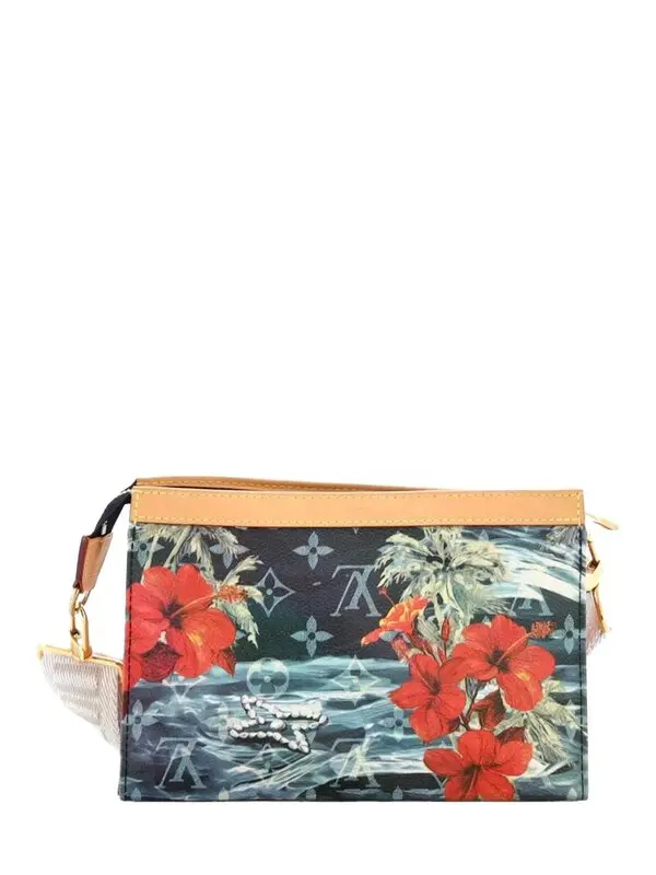 LOUIS VUITTON Gaston Wearable Wallet Limited Edition Monogram Surfin Canvas Crossbody Bag - Multicolour