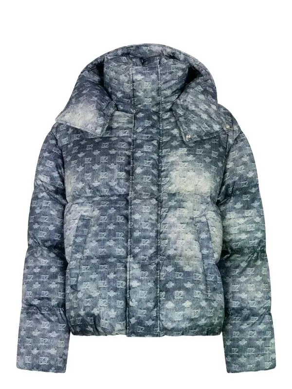 Dsquared2 Monogram Down Jacket - Blue