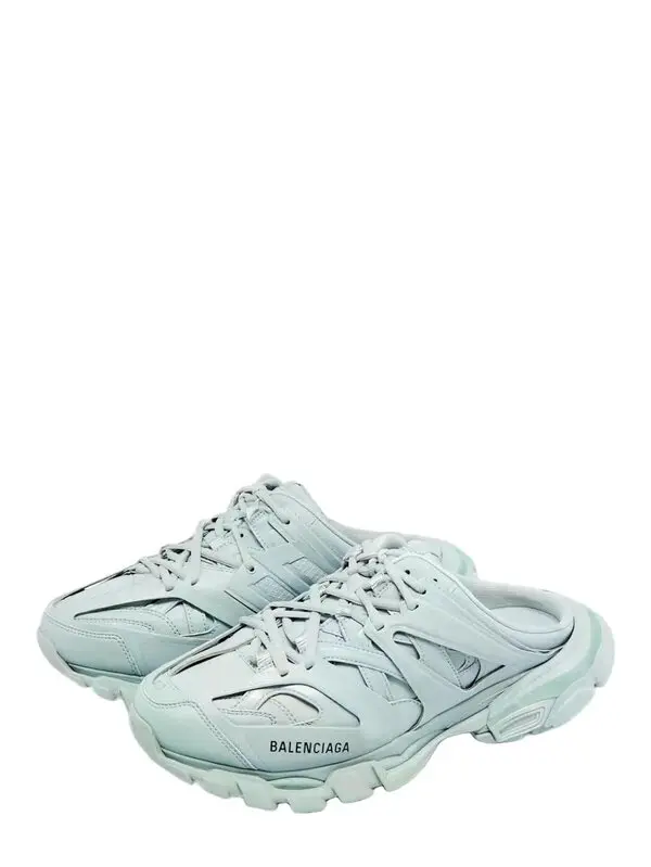Balenciaga Track Mules - Blue