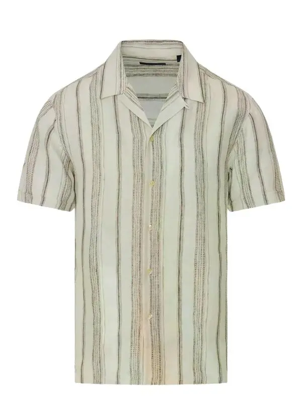 PYA Striped Short-sleeve Shirt - Neutrals