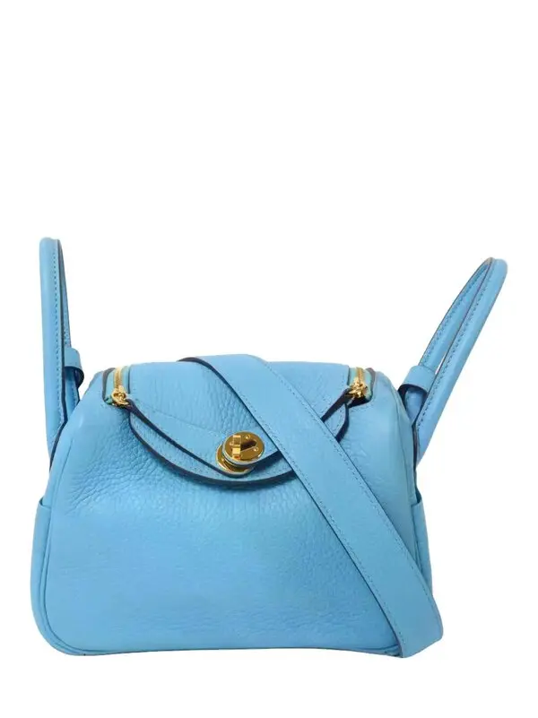 Hermès Mini Lindy Shoulder Bag - Blue