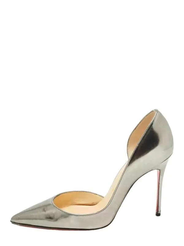CHRISTIAN LOUBOUTIN Iriza D'orsay Pumps - Silver