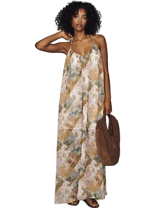 Avec Les Filles Paisley Maxi Dress - Multi