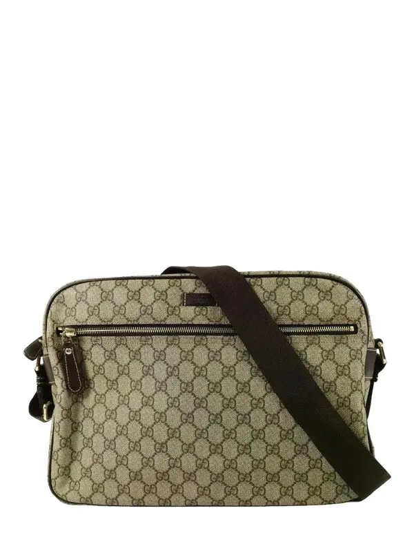 Gucci Gg Supreme Messenger Bag - Neutrals