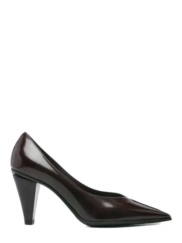 Roberto Festa Pointed-toe Leather Pumps - Red