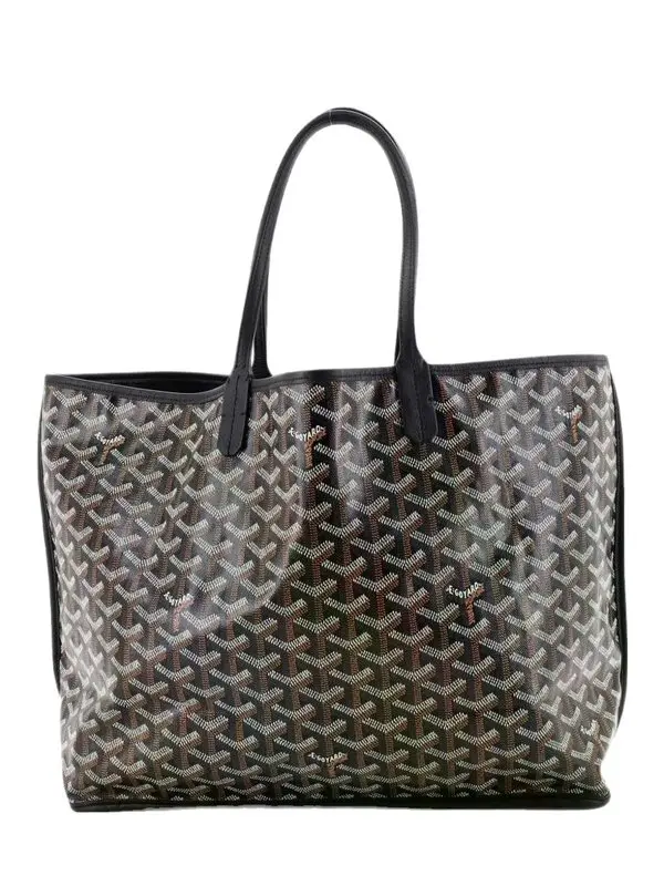 Goyard Anjou Reversible Coated Canvas Pm Tote Bag - Black
