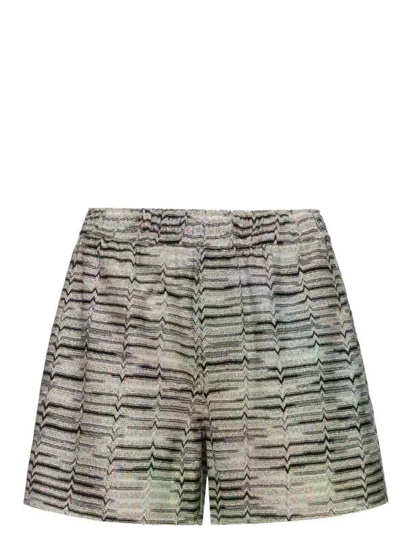 Missoni Zig-zag Knit Shorts - Neutrals