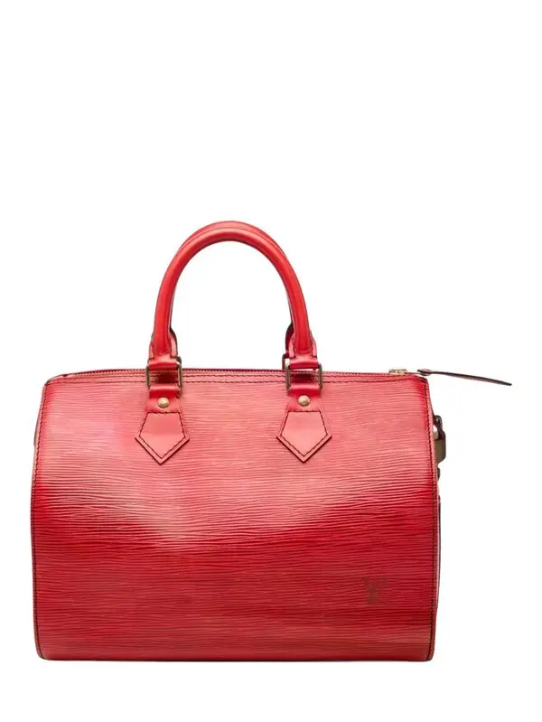LOUIS VUITTON Epi Speedy 25 Boston Bag - Red