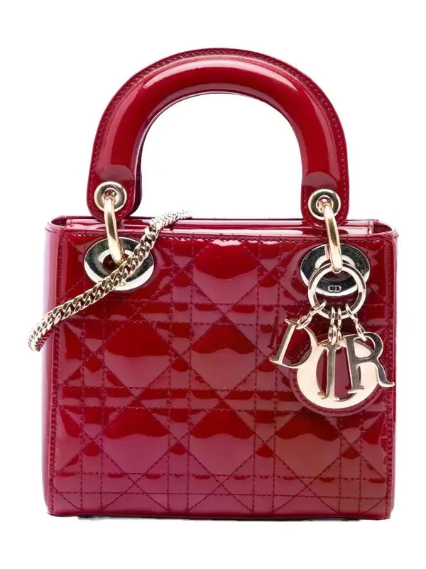 Dior Lady Mini Satchel - Red
