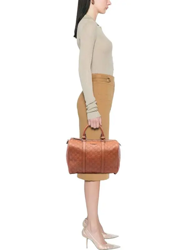 Gucci Medium Boston Bag - Brown
