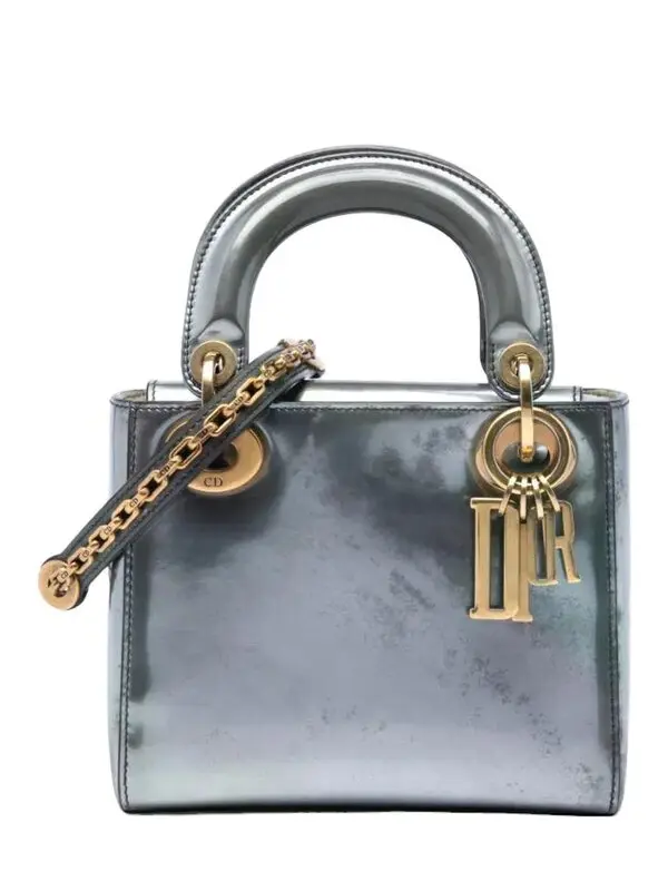 Dior Mini Lady Satchel - Silver