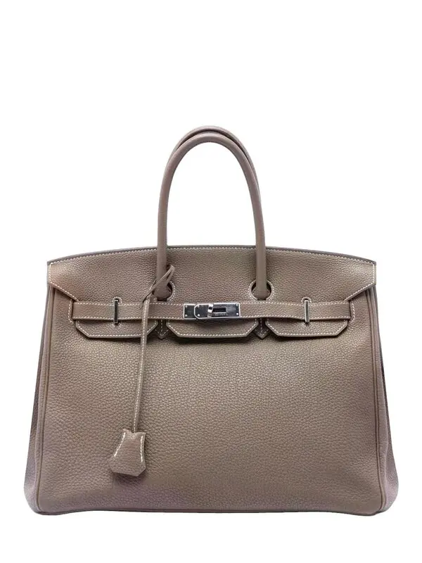 Hermès Birkin 35 Togo Leather Handbag - Brown