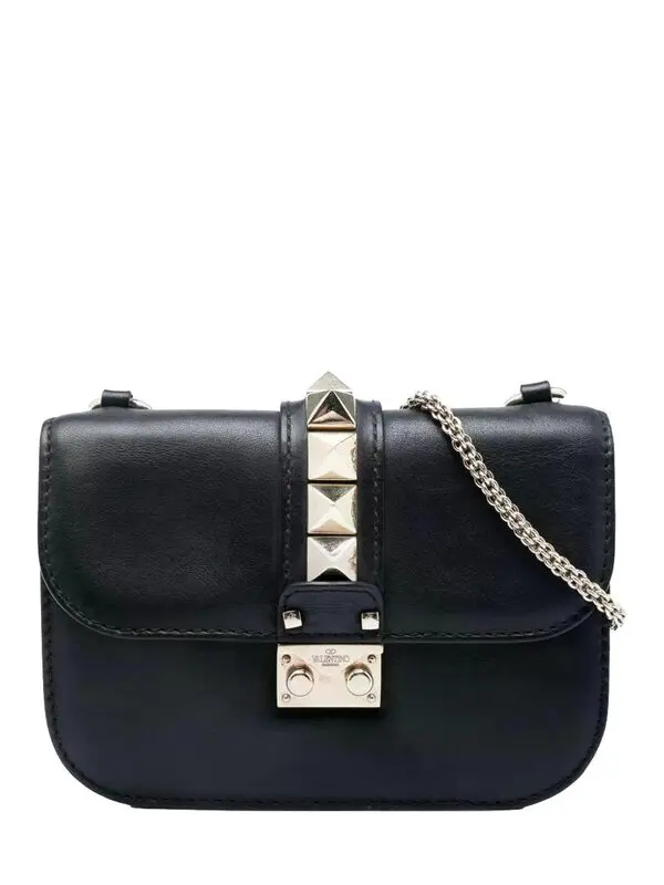 Valentino Garavani Rockstud Glam Lock Crossbody Bag - Black