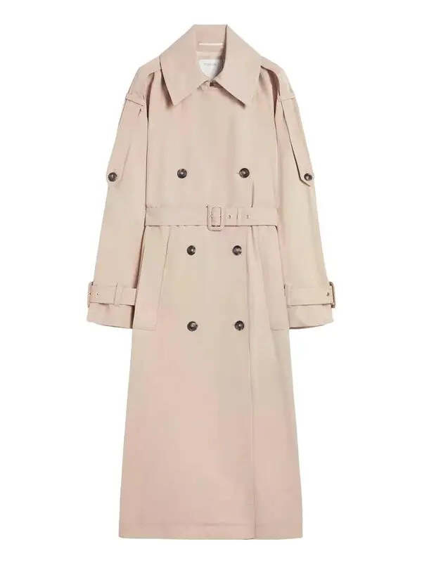 Max Mara Double-breasted Belted Trench Coat - Neutrals