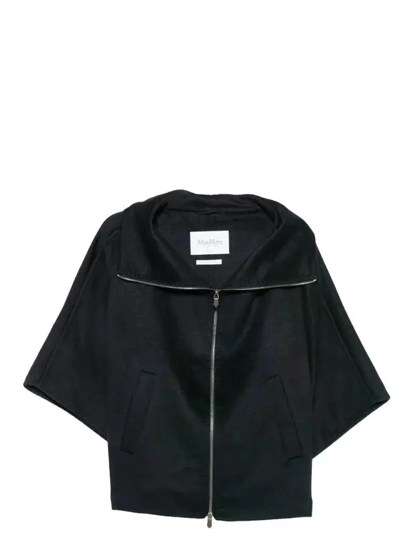 Max Mara Ala Cashmere Zip-up Jacket - Blue