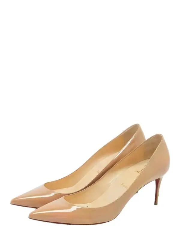 CHRISTIAN LOUBOUTIN So Kate Patent Leather Pumps - Neutrals