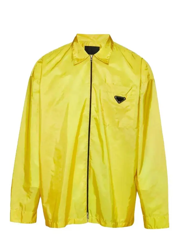 Prada Re-nylon Shirt Jacket - Yellow