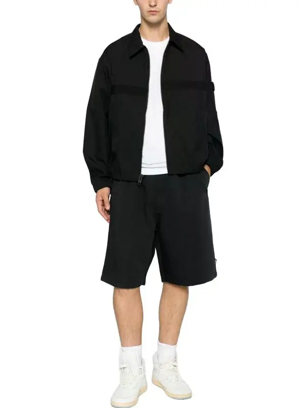 StÜssy Zip-up Panelled Jacket - Black