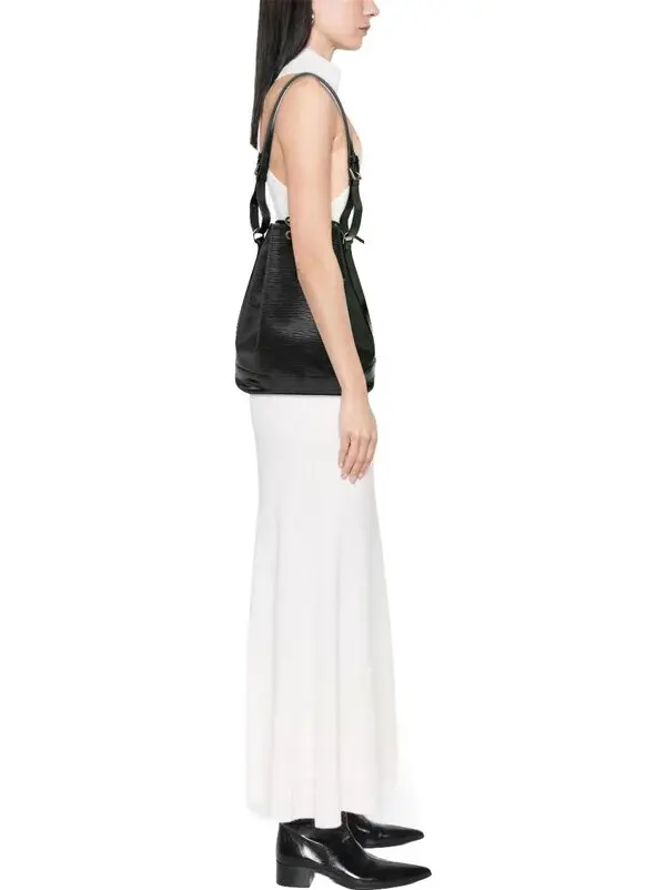 LOUIS VUITTON Epi Leather Noe Gm Bucket Bag - Black