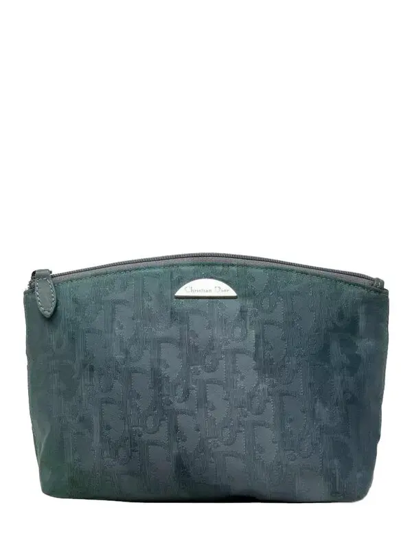 Dior Diorissimo Trotter Canvas Pouch - Blue