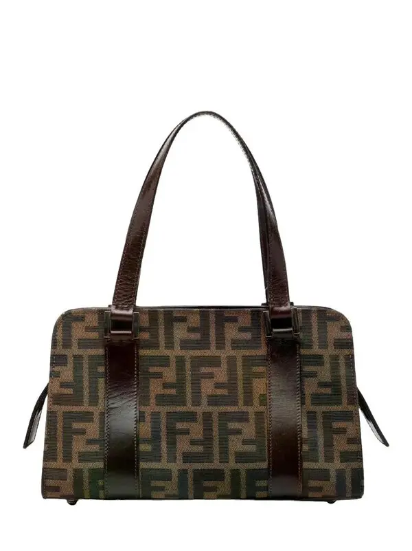 Fendi Zucca Canvas Handbag - Brown
