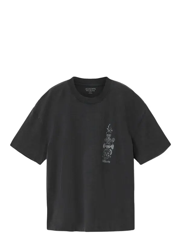 ALLSAINTS Organic Cotton Ignis T-shirt - Black