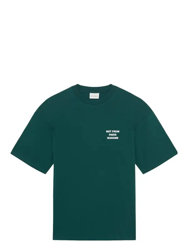 Drole De Monsieur Drôle De Slogan Print T-shirt - Green