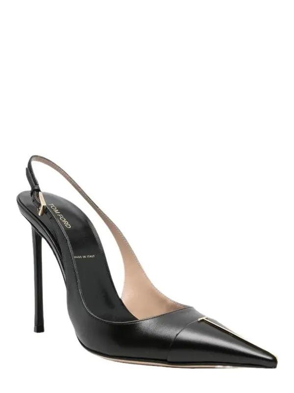 TOM FORD Slingback Stiletto Pumps - Black