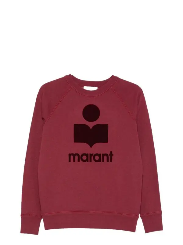 Isabel Marant Étoile Millyny Crewneck Sweatshirt With Logo - Red