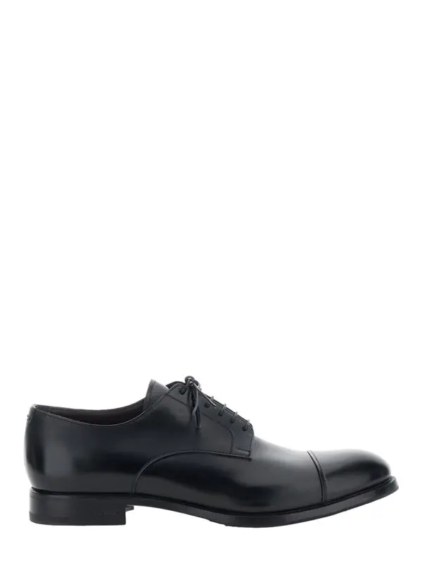 LIDFORT Cap-toe Derby - Black