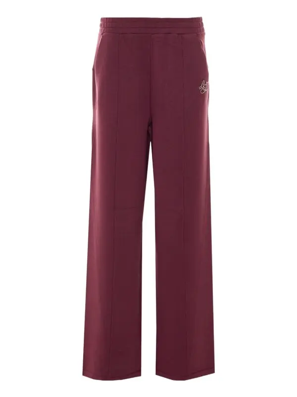 Liu Jo Logo Detail Wide-leg Pants - Red