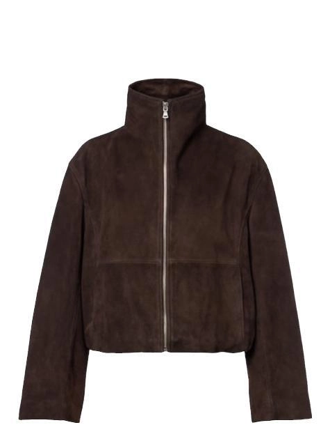 Nour Hammour Etienne Suede Zip-up Jacket - No
