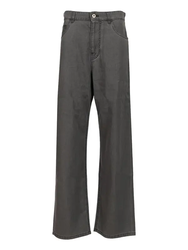 Miu Miu Five-pocket Chambray Jeans - Black