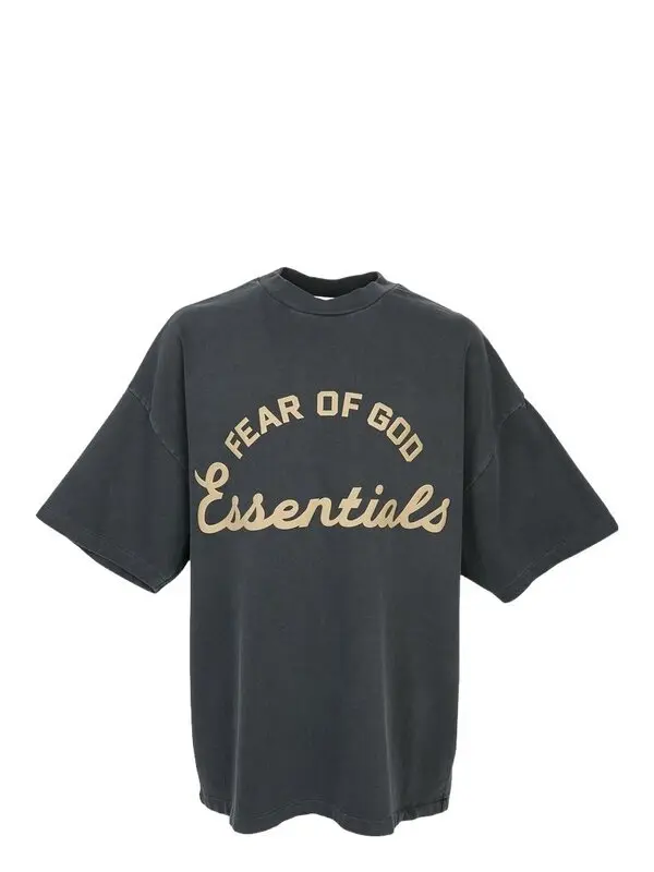 Fear Of God Faded Pattern T-shirt - Black