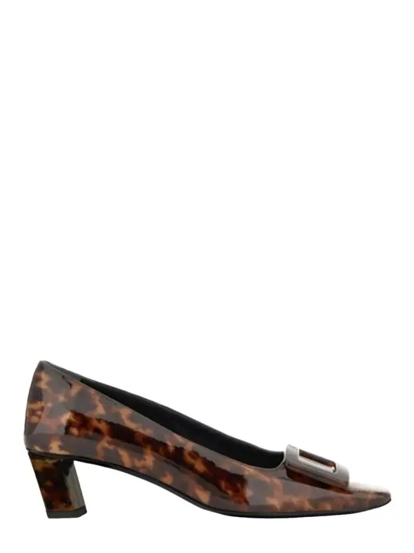 ROGER VIVIER Buckled High Heel Pumps - Brown