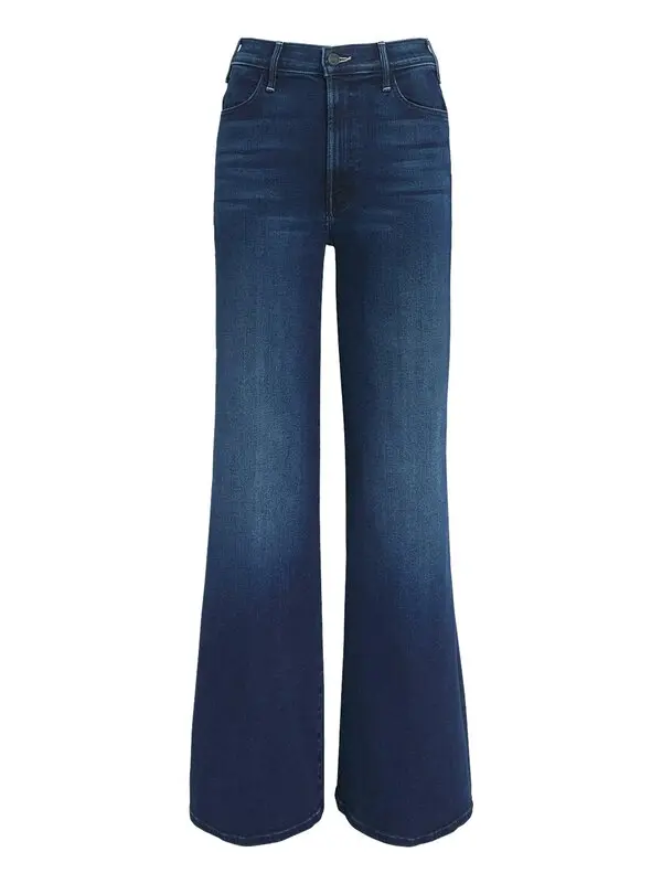 MOTHER The Hustler Roller Sneak Jeans - Navy