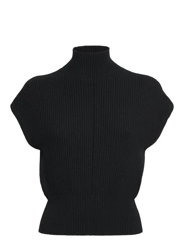 Rick Owens Virgin Wool Maglia Sweater - Black