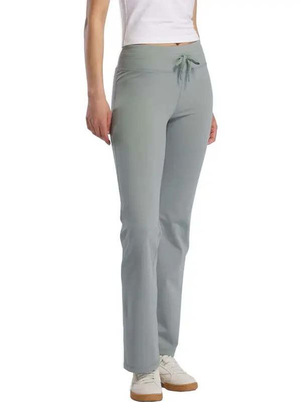 REEBOK High-rise Stretch Pants - Light Fog