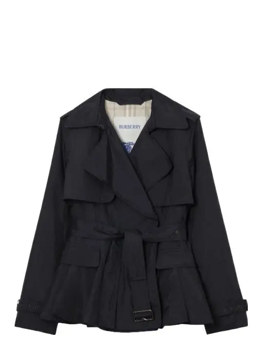 Burberry Nylon Pembury Trench Jacket - Navy